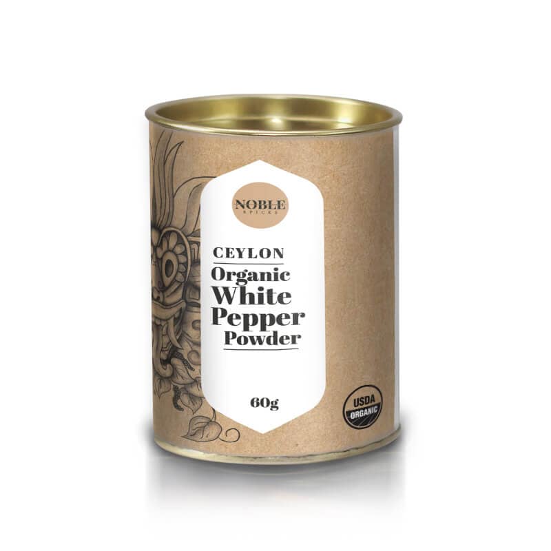 Ceylon Organic White Pepper Powder - FROST & NOBLE LTD